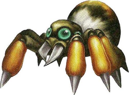 Spider enemy line - Golden Sun Universe