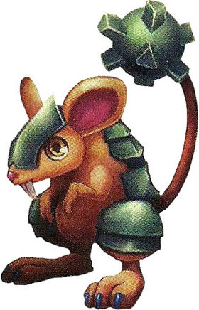 Rat enemy line - Golden Sun Universe